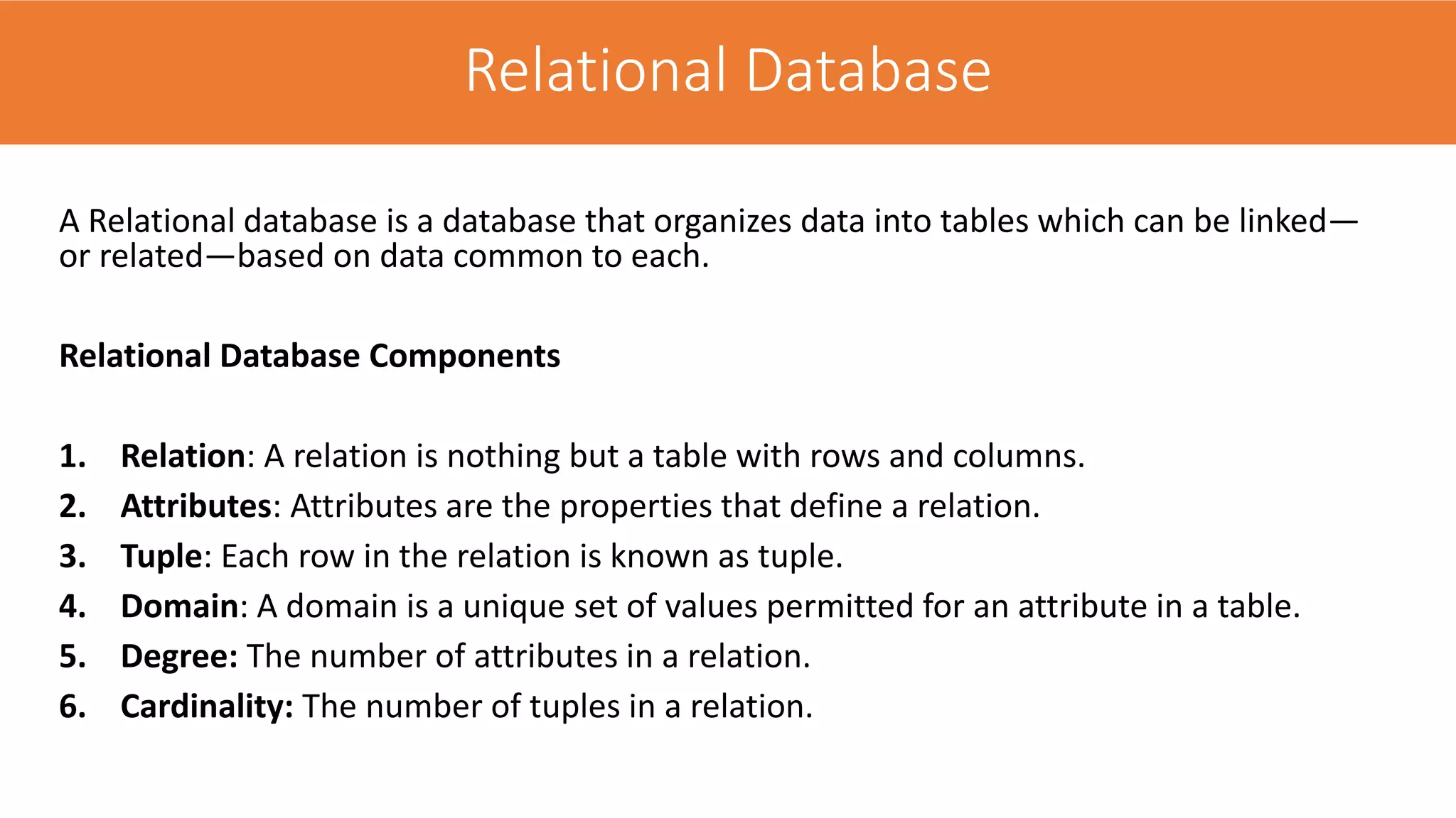 The Relational Database Model | PPTX