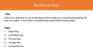 The Relational Database Model | PPTX