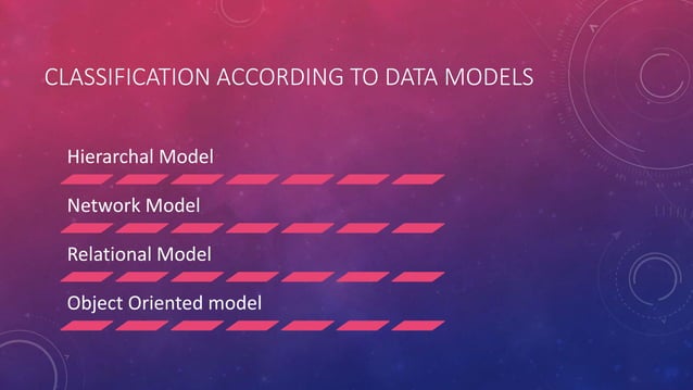 Dbms classification according to data models | PPTX | Databases ...