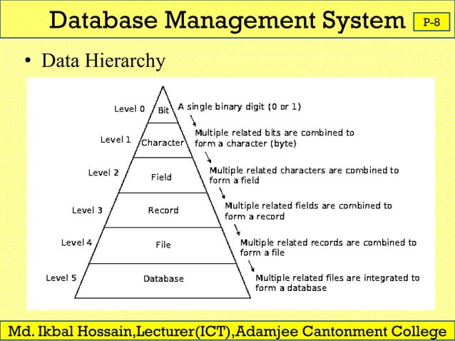 DBMS Class Presentation for English Version. | PPT
