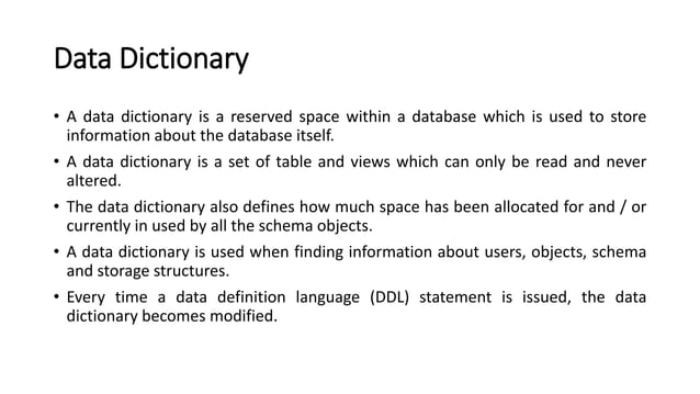 Database management system lecture notes | PPT