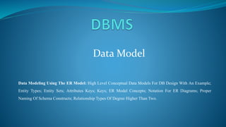 DBMS_Data Model,Keys,Attributes,Relationship.pptx