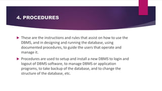 Dbms environment and components ppt.pptx