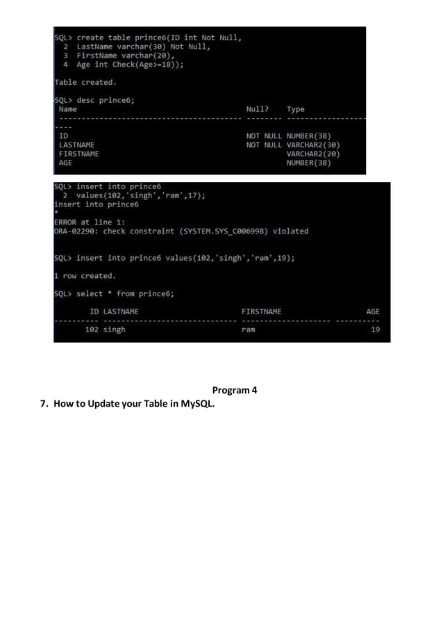 Dbms file for b.tech 3rd year(aktu) | DOCX