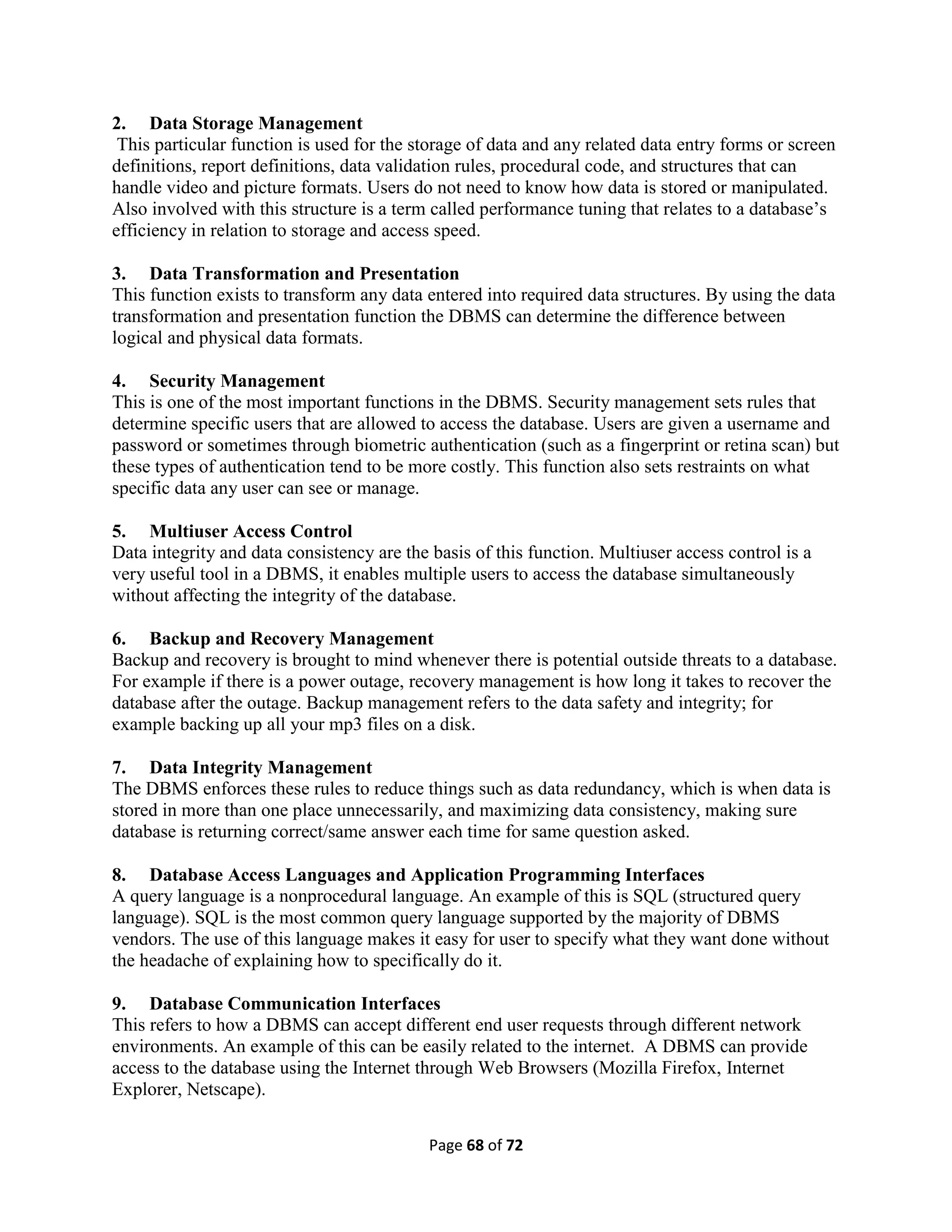 Database Management Systems Full notes.pdf