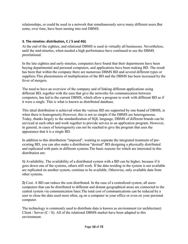 Database Management Systems Full notes.pdf | Databases | Computer ...