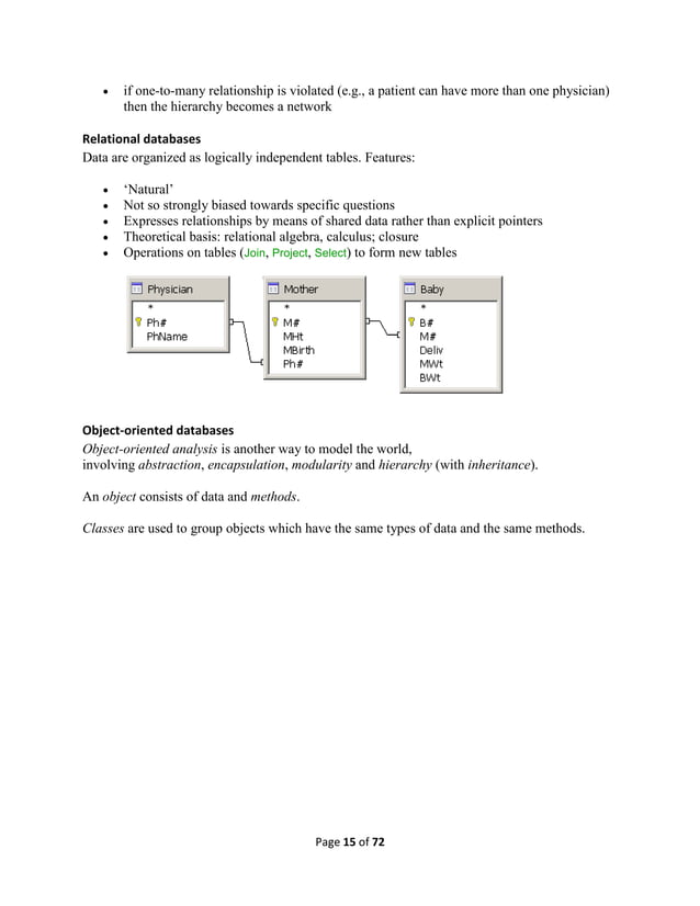 Database Management Systems Full notes.pdf | Databases | Computer ...