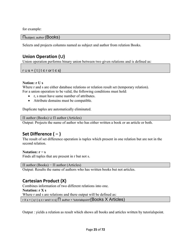 Database Management Systems Full notes.pdf | Databases | Computer ...