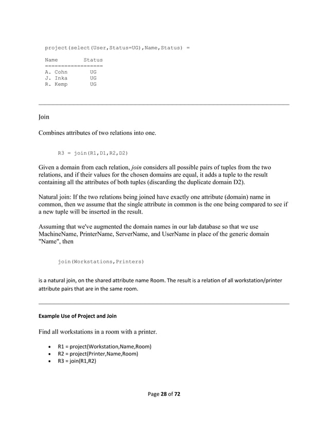 Database Management Systems Full notes.pdf | Databases | Computer ...
