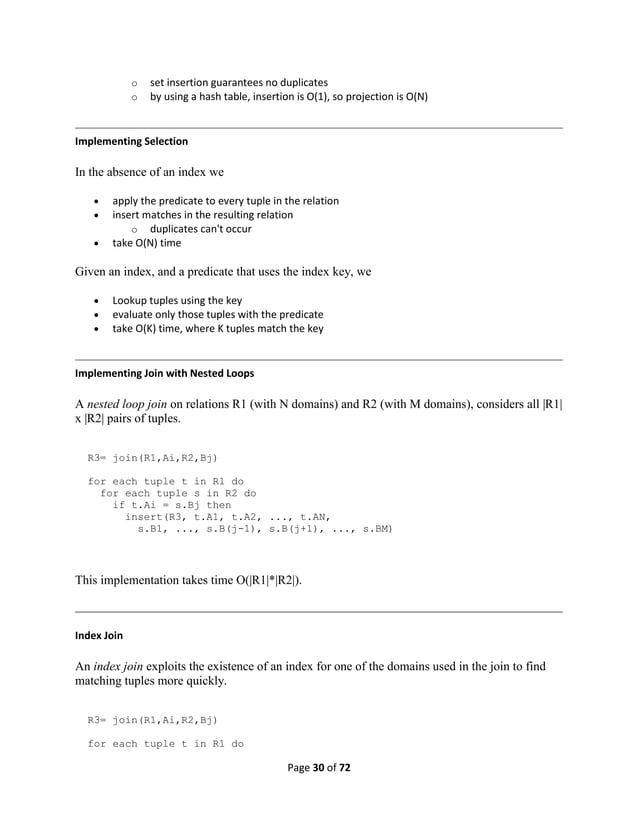 Database Management Systems Full notes.pdf | Databases | Computer ...