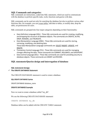 Database Management Systems Full notes.pdf