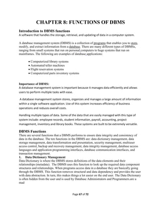 Database Management Systems Full notes.pdf