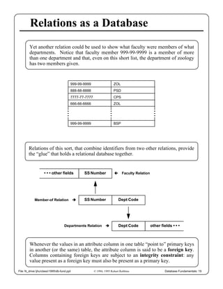 Dbms fundamentals | PDF