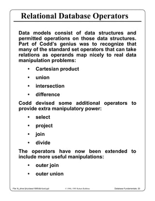 Dbms fundamentals | PDF