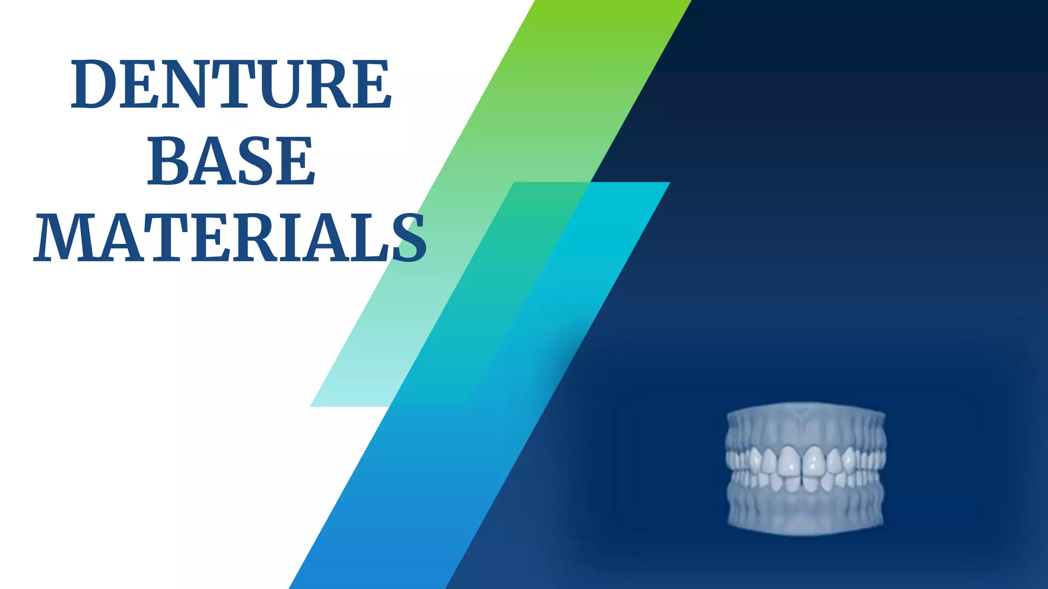Denture Base Materials | PPTX | Oral care | Personal Care