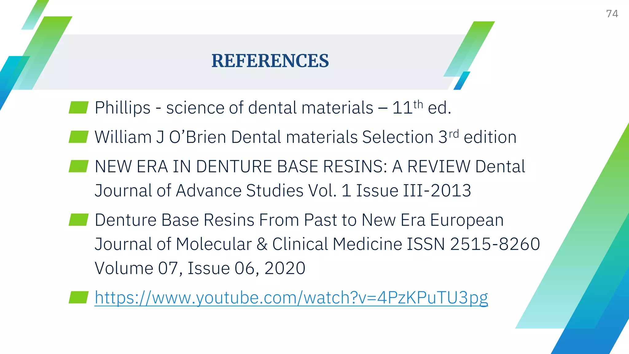 Denture Base Materials | PPTX