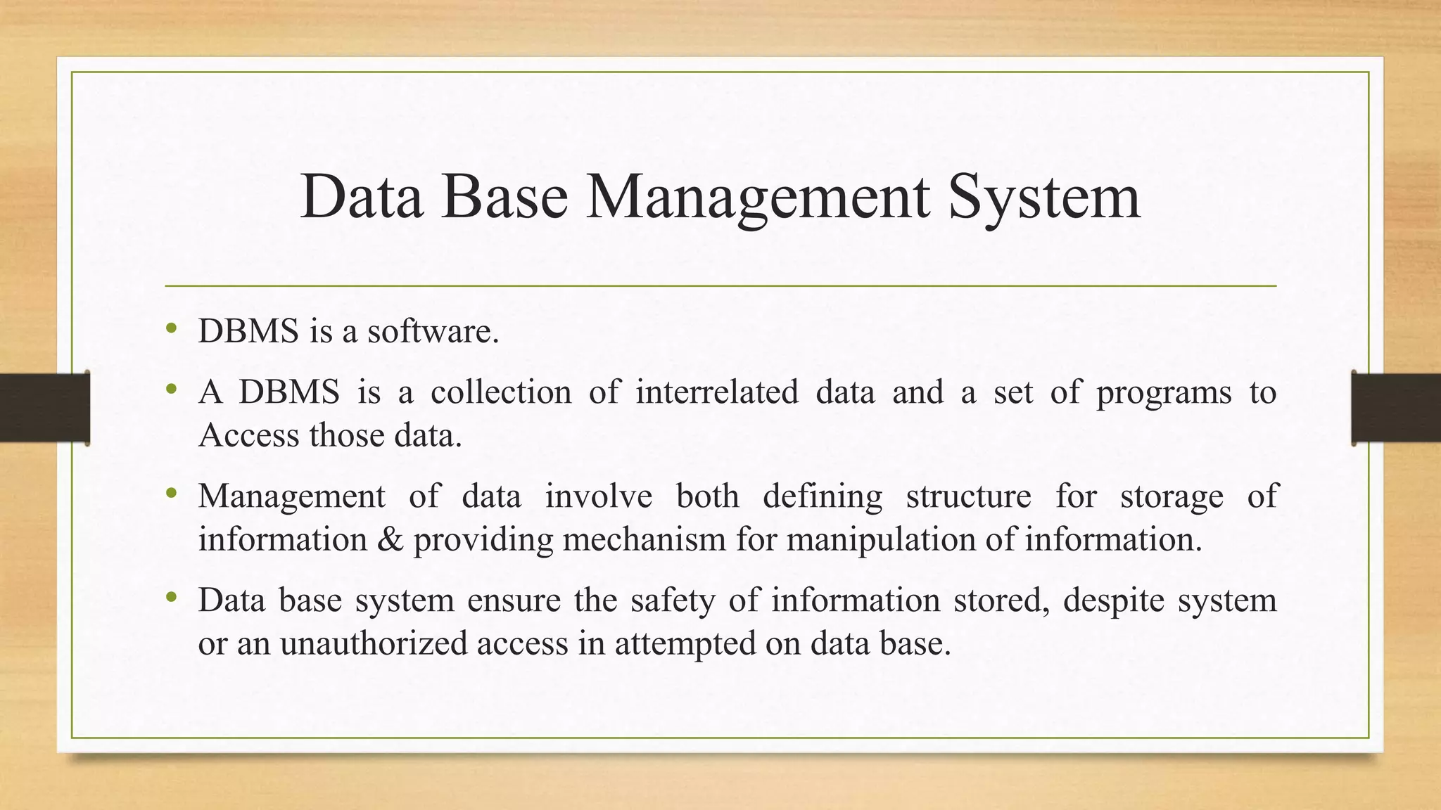DBMS Integrity rule | PPTX | Databases | Computer Software and Applications