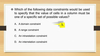 DBMS Integrity rule | PPTX