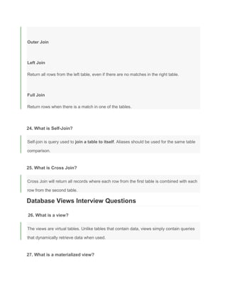 Dbms interview questions | PDF