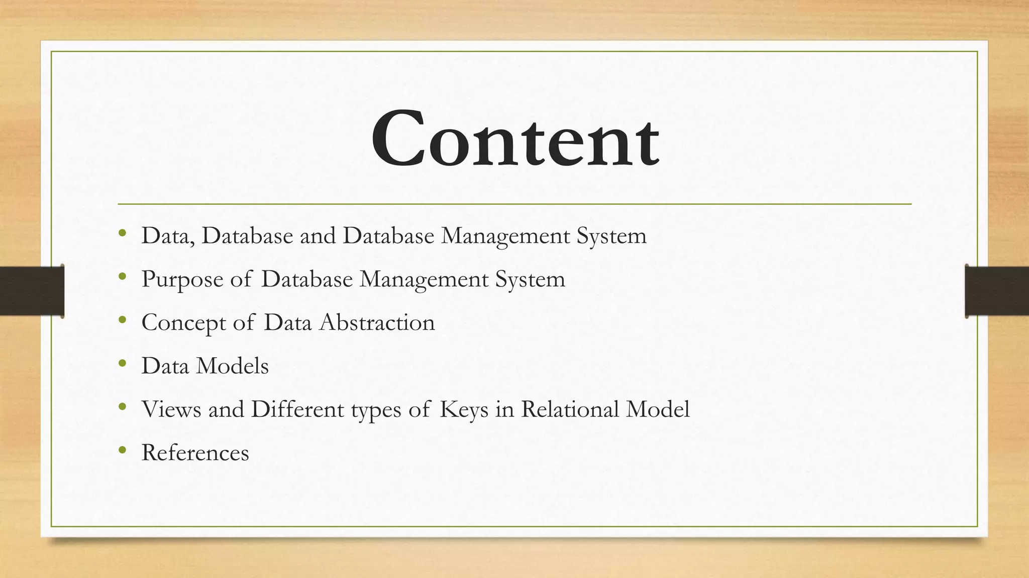 Introduction to DBMS(For College Seminars) | PPTX