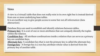 Introduction to DBMS(For College Seminars) | PPTX
