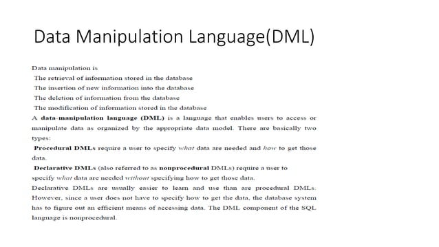 DBMS Introduction.pptx DATA BASE MANAGEMENT SYSTEMS | PPTX