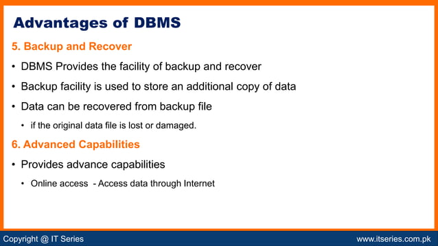 DBMS its Advantages and Disadvantages.pdf