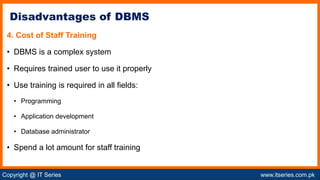 DBMS its Advantages and Disadvantages.pdf