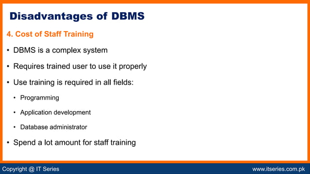 DBMS its Advantages and Disadvantages.pdf | Databases | Computer Software and Applications