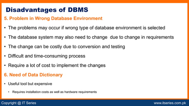 DBMS its Advantages and Disadvantages.pdf