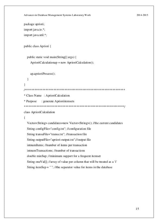 Advanced Database Management System Laboratory | PDF