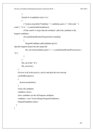 Advanced Database Management System Laboratory | PDF