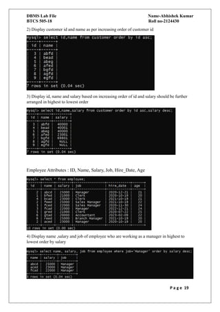 DBMS LAB FILE1 task 1 , task 2, task3 and many more.pdf