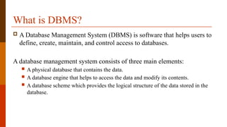 DBMS Intoductory and Importance Session-1.pptx