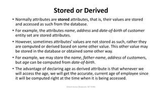 Dbms Notes Lecture 5 : E R Model, Entity | PDF