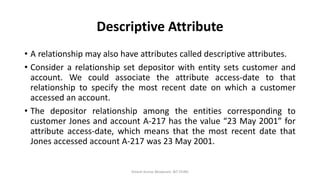 Dbms Notes Lecture 6 : E R Model, Relationship, Cardinality Ratio | PDF