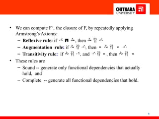 DBMS-Functional dependency and anomalies | PPTX