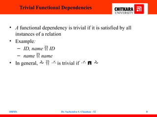 DBMS-Functional dependency and anomalies | PPTX