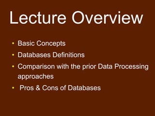 DBMS Lecture 1.ppt