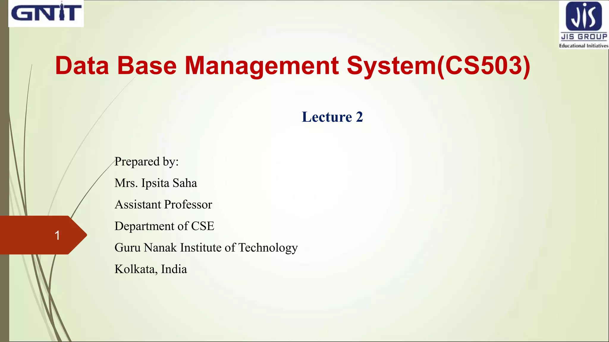 DBMS Lecture2.ppt DBMS Lecture2.ppt