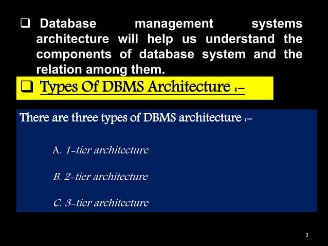 Dbms level of architecture2 | PPT