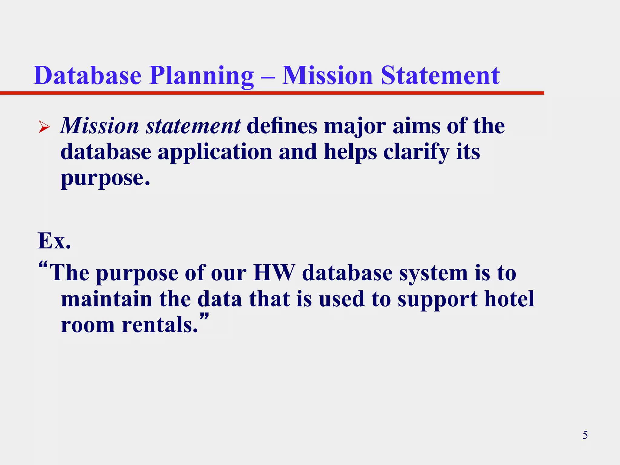 Dbms lifecycle. ..Database System Development Lifecycle | PDF