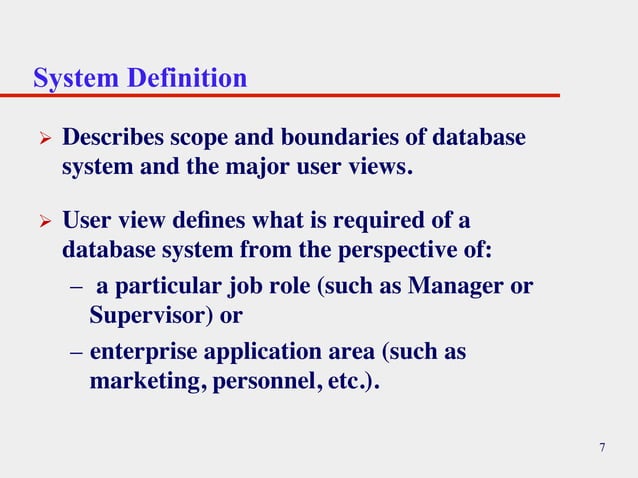 Dbms Lifecycle Database System Development Lifecycle Ppt