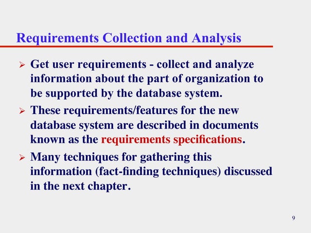 Dbms Lifecycle Database System Development Lifecycle Ppt