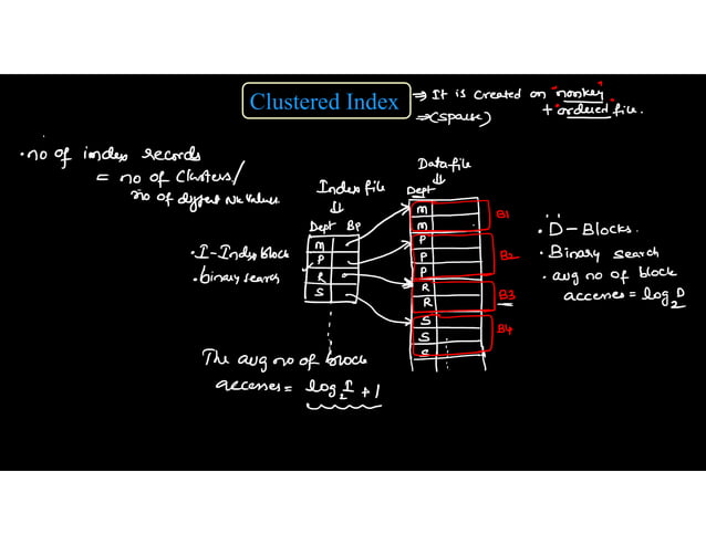 DBMS primary index and secondary index questions | PDF | Databases ...