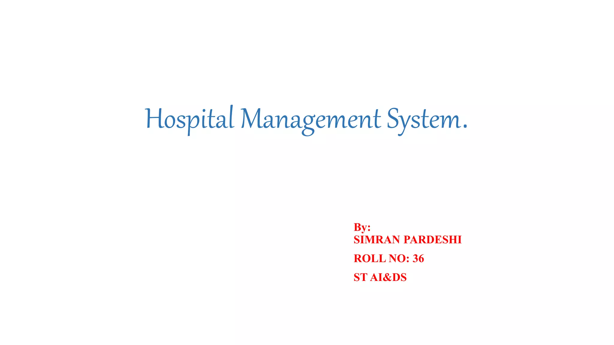 Dbms Mini Project Ppt