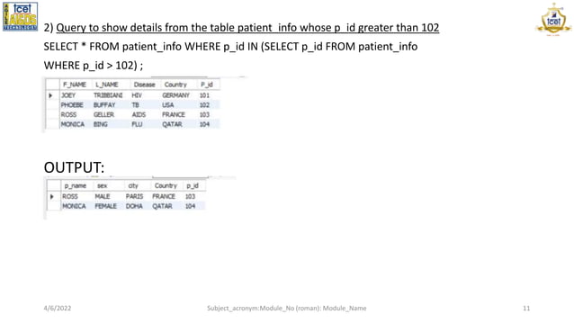 Dbms mini project | PPTX
