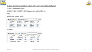 Dbms mini project | PPTX