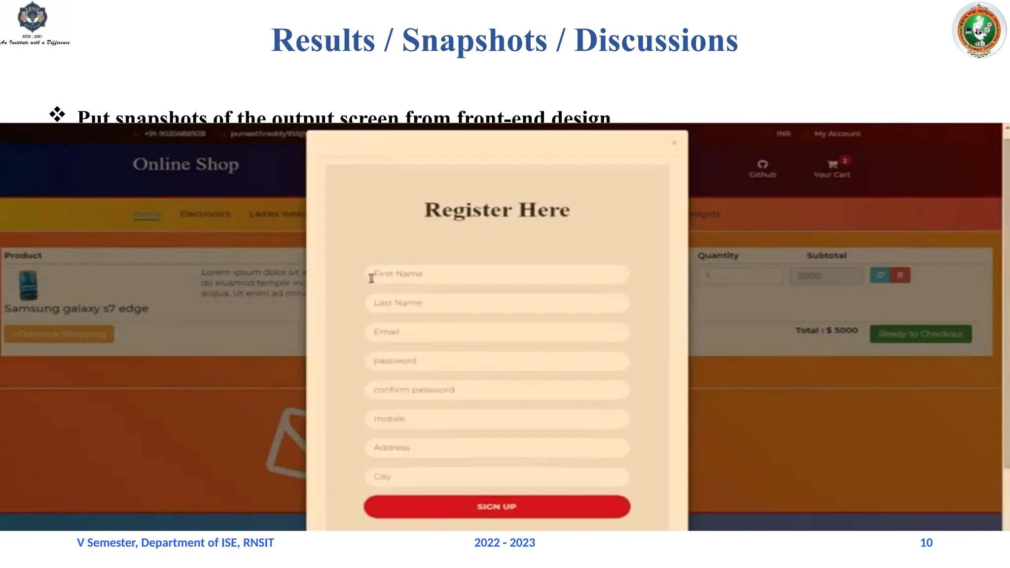 DBMS Mini Project Presentation Template 1RN1xISxxx_Ur_Name (1).pptx
