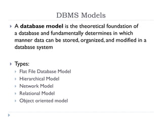 Dbms Networks | PPT